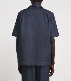 Dries Van Noten Denim Short-sleeve Shirt