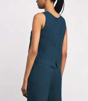 ERES Ravie Linen Sleeveless Blouse