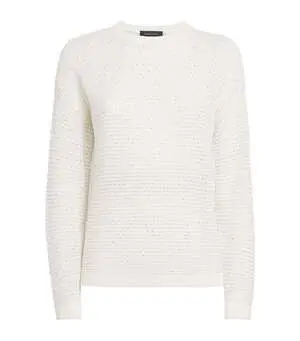 Fabiana Filippi Crochet Sequined Sweater
