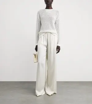 Fabiana Filippi Crochet Sequined Sweater