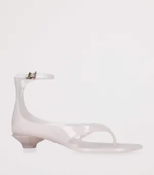 Chloé Jelly Heeled Sandals - Pink