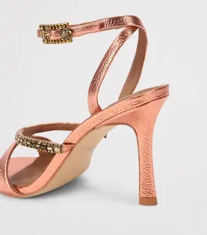 Kurt Geiger Leather Embellished Sandals