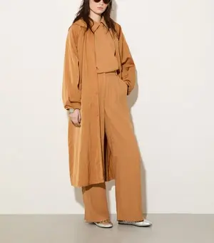 Max & Co. Hooded Longline Raincoat