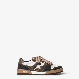 Fendi Match Leather Trainers - Multicolour