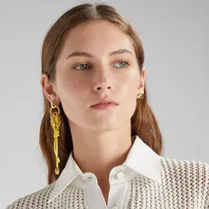 Fendi Candy Asymmetric Earrings