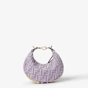 Fendi Fendigraphy Mini Hobo Bag Purple