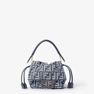 Fendi Mamma Baguette Small - Blue