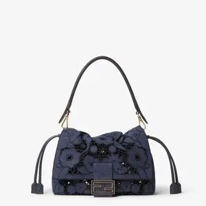 Fendi Mamma Baguette Medium - Blue