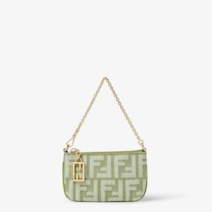 Fendi Baguette Flat Pouch Mini - Green