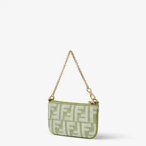 Fendi Baguette Flat Pouch Mini - Green