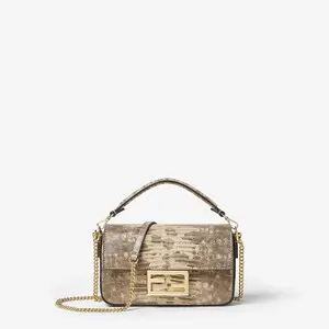 Fendi Baguette Mini Bag - Beige