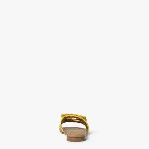 Fendi Baguette Nappa Leather Slides
