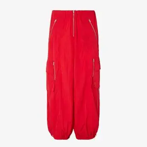 Fendi Parachute Trousers - Red