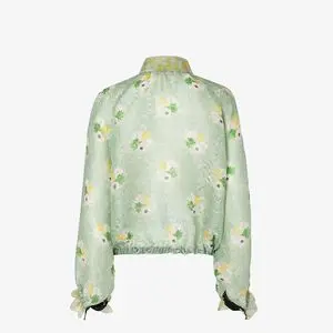 Fendi Bouquet Organza Lace Blouson
