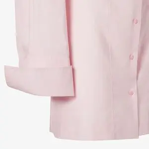 Fendi Embroidered Cotton Poplin Shirt Dress - Pink