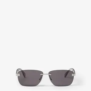 Fendi Ff Motif Rimless Sunglasses