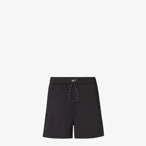 Fendi Technical Cotton Bermuda Trousers - Black