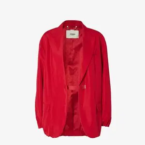 Fendi Single-breasted Jacket - Red