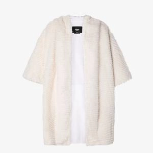 Fendi Mink Poncho - White