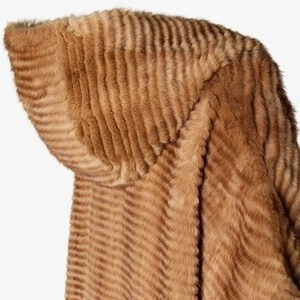 Fendi Mink Featherlike Poncho