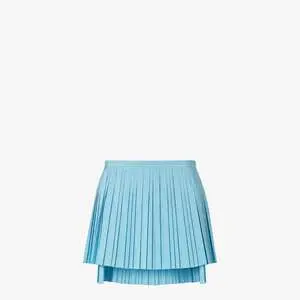 Fendi Short Faille Skirt - Light Blue