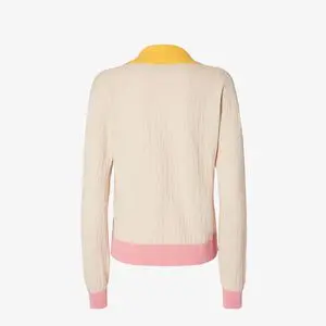 Fendi Ff Jacquard Cotton And Silk Jumper - Multicolour
