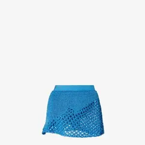 Fendi Macramé Knit Mini Skirt