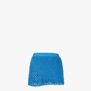 Fendi Macramé Knit Mini Skirt