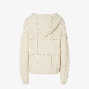 Fendi Crochet Knit Jumper With Mink Pocket Detail