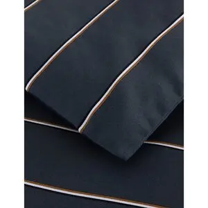 BOSS Bray Striped Cotton Duvet Cover