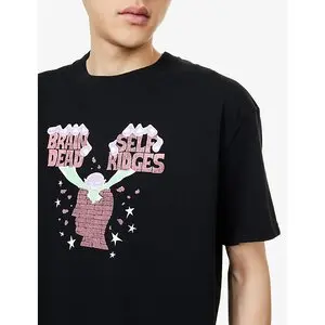 BRAIN DEAD Self Ridges Exclusive Cotton-jersey T-shirt