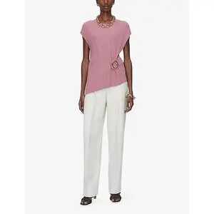 JOSEPH Knitted Plissé Top