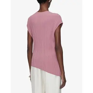 JOSEPH Knitted Plissé Top
