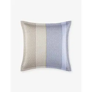 BOSS Alvorada Striped Cotton Pillowcase 65cm X 65cm - Multicoloured