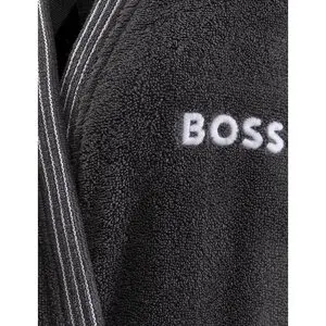 BOSS Edge Brand-embroidered Cotton Bathrobe