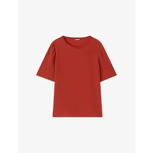 JOSEPH Rubin Short-sleeved Silk Top