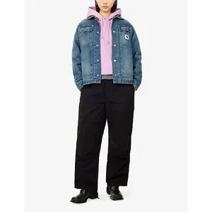 Carhartt Work In Progress Baggy-fit Cotton Cargo Trousers - Black
