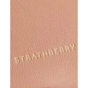 Strathberry Nano Leather Tote Bag - Rose