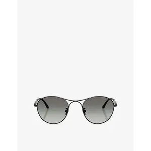 Giorgio Armani Ar6177 Round-frame Sunglasses - Black