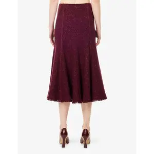 Gabriela Hearst Amy Wool And Cashmere-blend Skirt