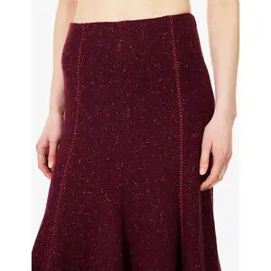 Gabriela Hearst Amy Wool And Cashmere-blend Skirt