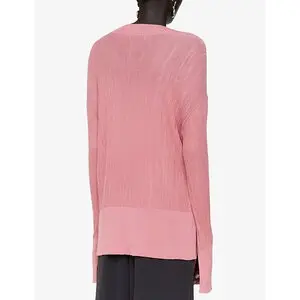JOSEPH Jardin Ribbed Silk And Cotton Top