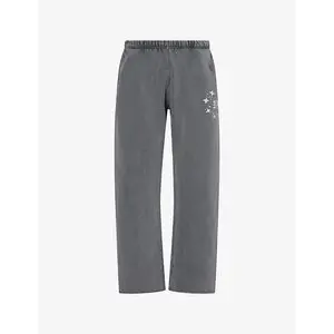 DUKE + DEXTER Ny Paint-splatter Cotton-jersey Jogging Bottoms