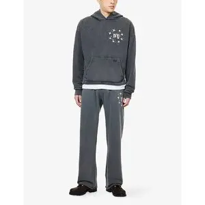 DUKE + DEXTER Ny Paint-splatter Cotton-jersey Jogging Bottoms