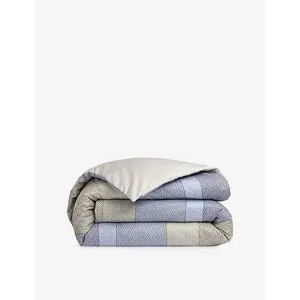 BOSS Alvorada Striped Cotton Duvet Cover - Multicoloured