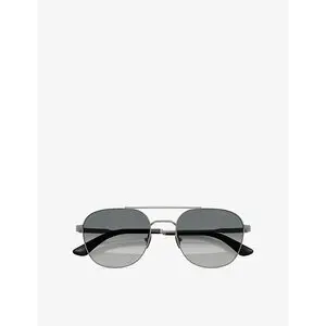 Giorgio Armani Ar6178 Pillow-frame Sunglasses - Grey