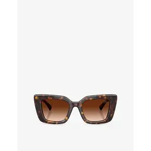 Burberry Be4476 Cat-eye Sunglasses - Brown