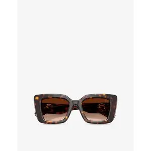 Burberry Be4476 Cat-eye Sunglasses - Brown