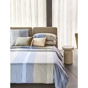 BOSS Alvorada Striped Cotton Pillowcase 50cm X 75cm - Multicoloured