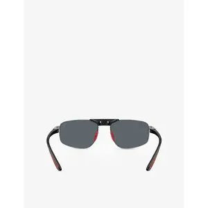 Ray-ban X Scuderia Ferrari Irregular Sunglasses - Silver